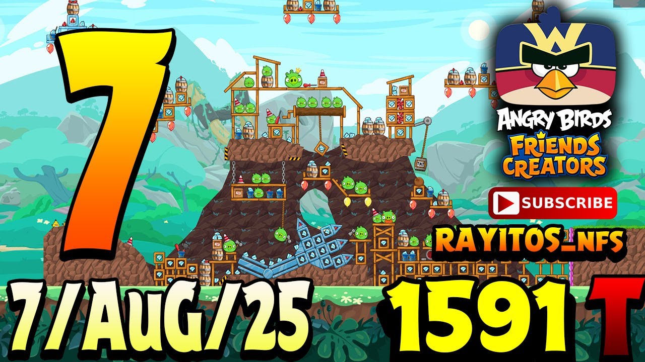 Angry Birds Friends Level 7 Tournament 1591 Highscore POWER-UP ...