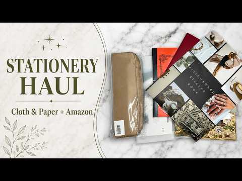 Small Cloth & Paper + Amazon Haul | Planner Finds, Stationery Favorites & Useful Extras