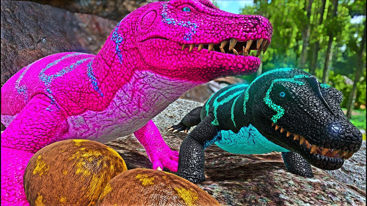Minha Parceira Colocou Ovos - MEGALANIA - ARK SURVIVAL EVOLVED - YouTube