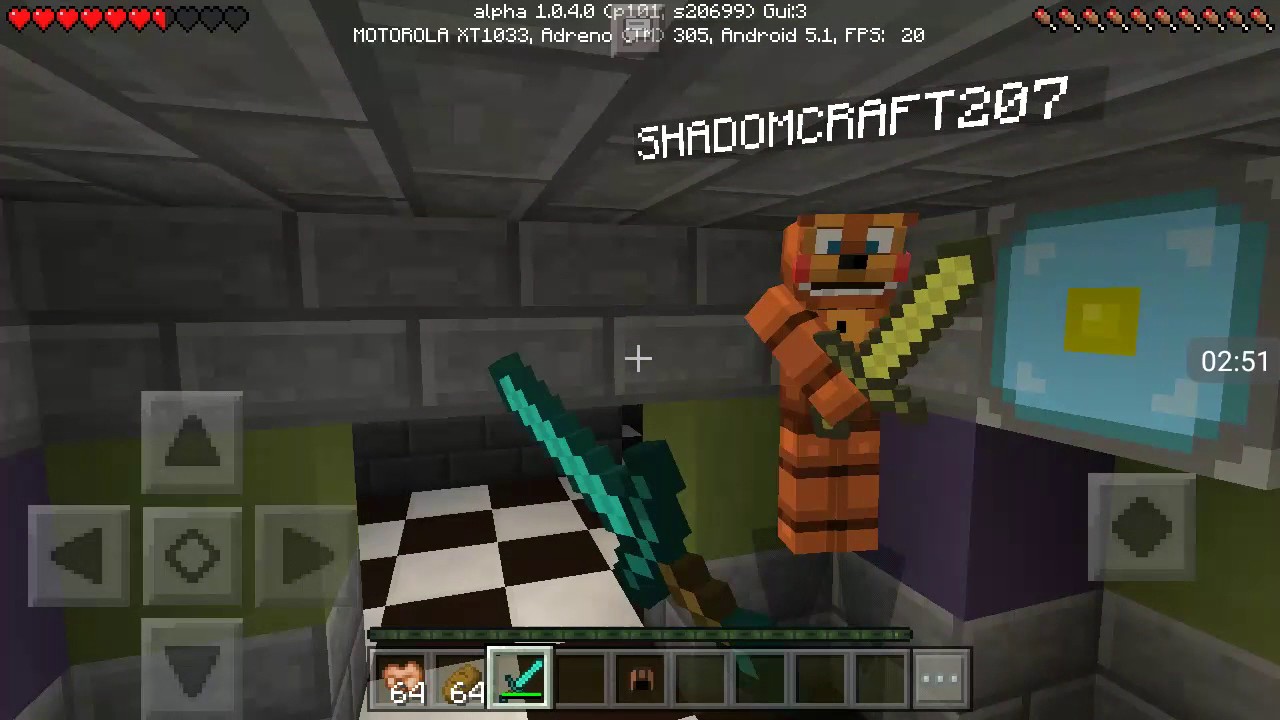 Minecraft:Vida de animatronics#dingo do Toy Freddy - YouTube