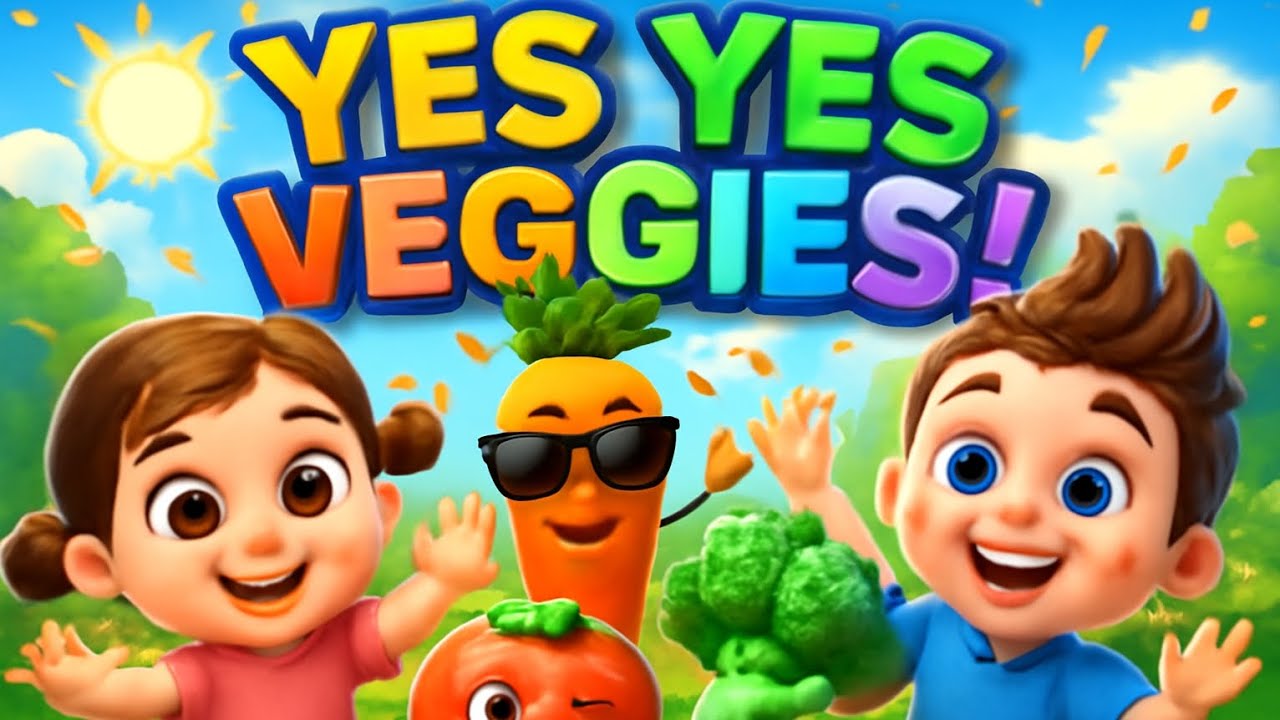 Yes Yes Vegetables Song Remix | Fun Kids Song | Eat Your Veggies Dance ...