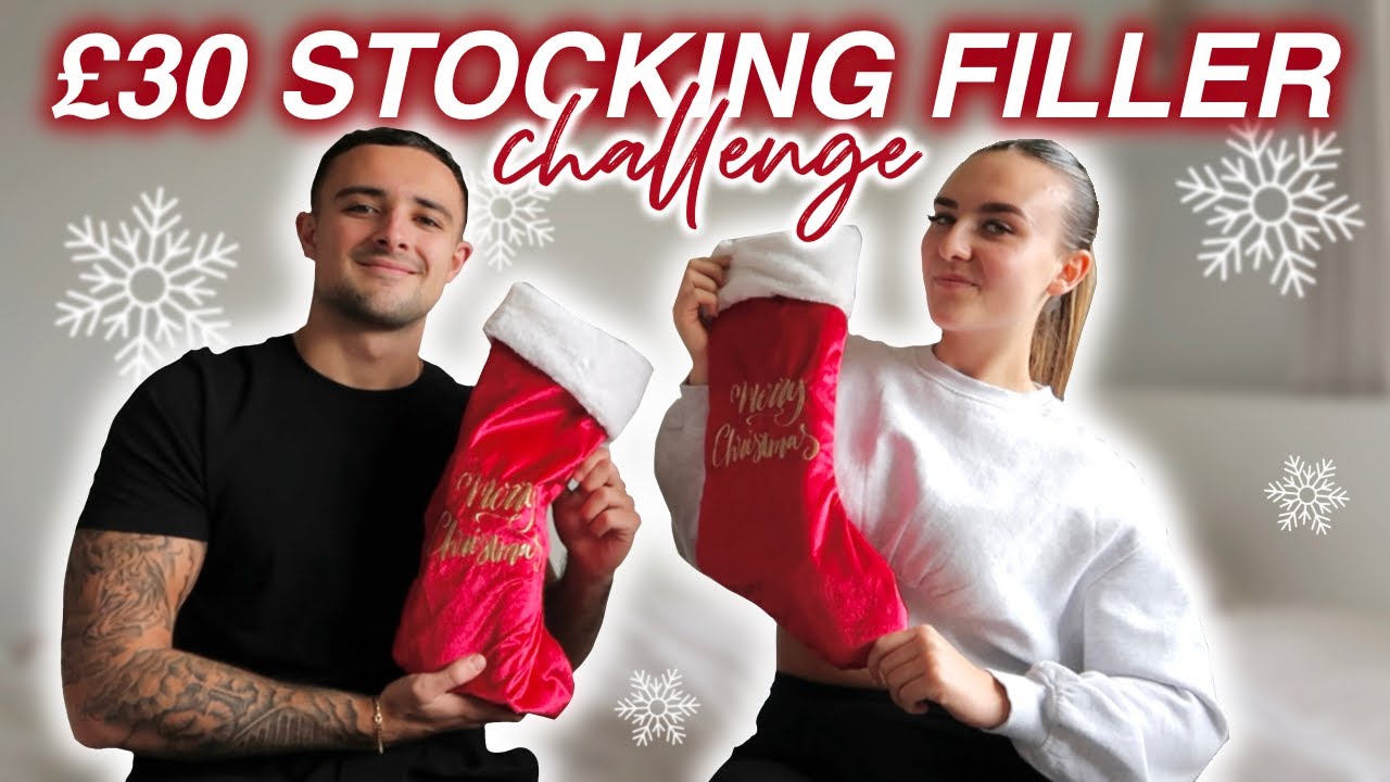 £30 STOCKING FILLER CHALLENGE WITH BOYFRIEND! - YouTube