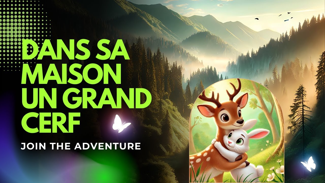 Dans sa maison un grand cerf (EDM Remix) | Comptine version électro 🔥🦌💥 ...