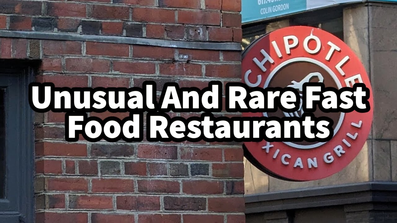 Unusual and Rare Fast Food Restaurants… - YouTube