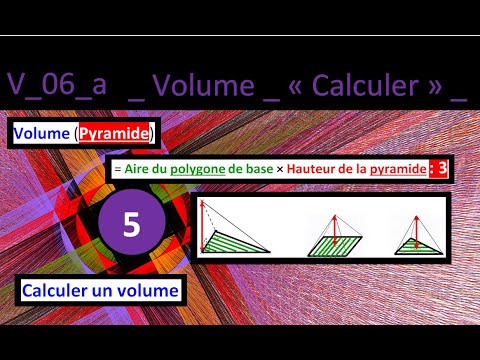 V 06 a CALCULER le volume d une pyramide Principe SN - YouTube