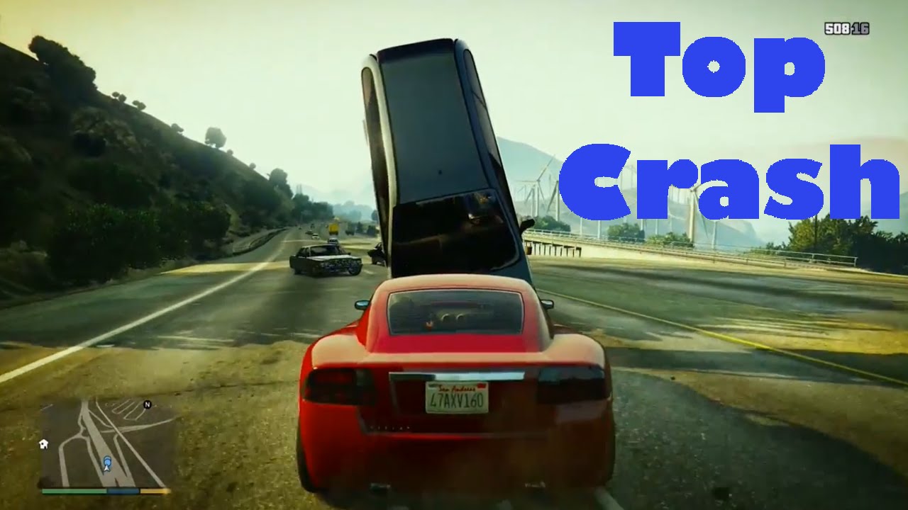 Best Car Crash Compilation #1 in Grand Theft Auto 5 (GTA V) - YouTube