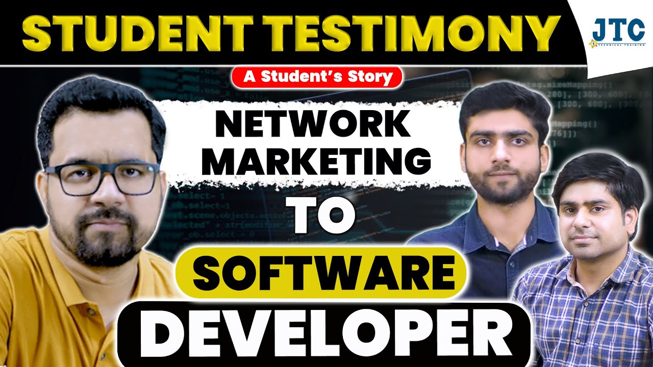Student Testimony : Network Marketing to Software Developer || Career ...
