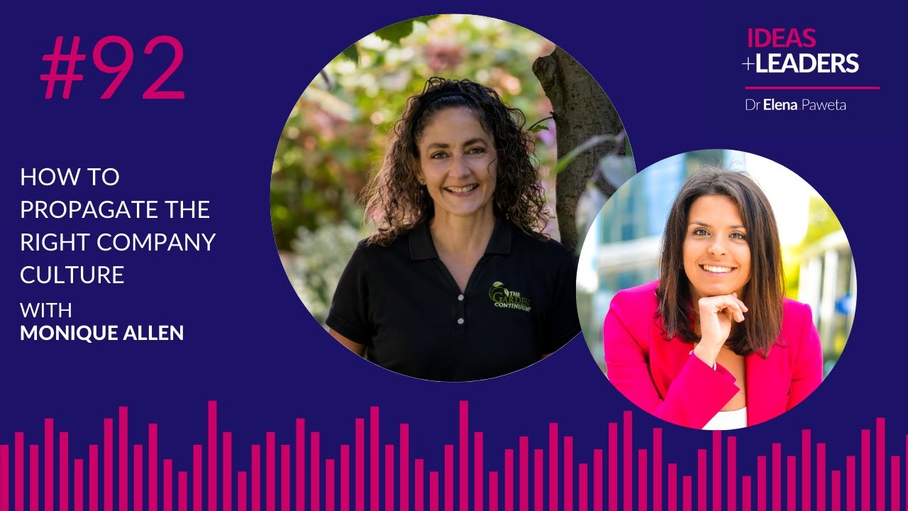 How to Propagate the Right Company Culture - Monique Allen - YouTube