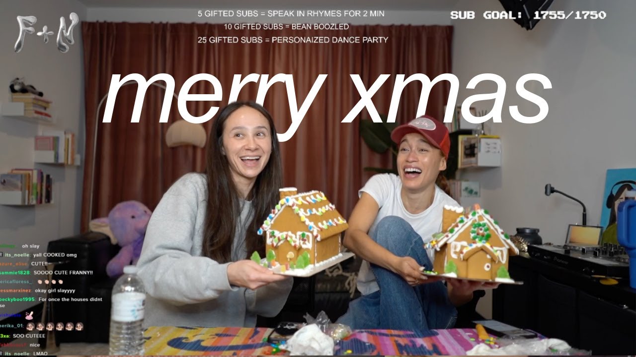 MAKE GINGERBREAD HOUSES WITH FRANNY AND NEZZA! - YouTube