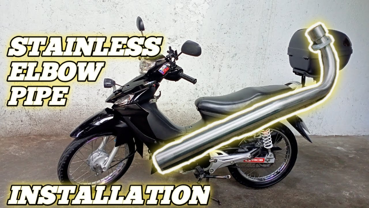 STAINLESS ELBOW PIPE NG MOTOR | SUZUKI SMASH - YouTube