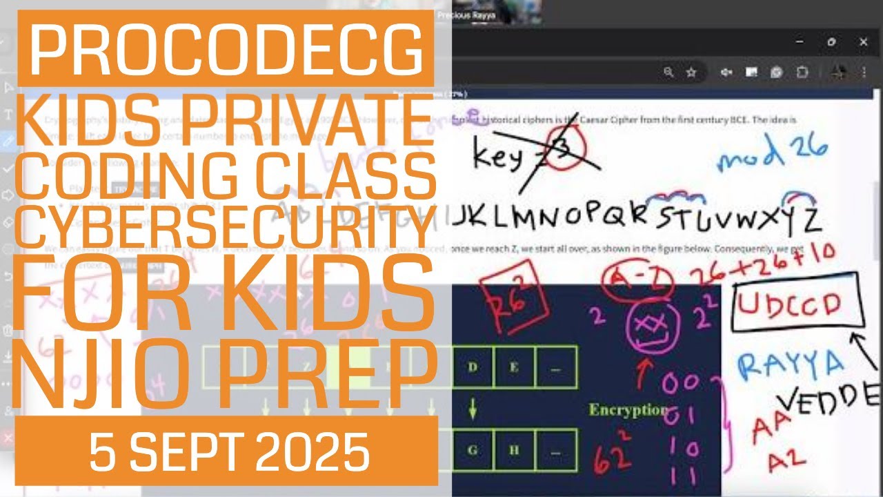 ProCodeCG Kids Private Coding Class - Rayya - 5 Sept 2025 - YouTube