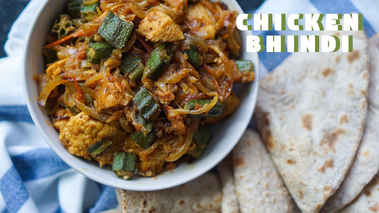 Chicken Bhindi | Pakistani Recipe | Hungry for Goodies - YouTube
