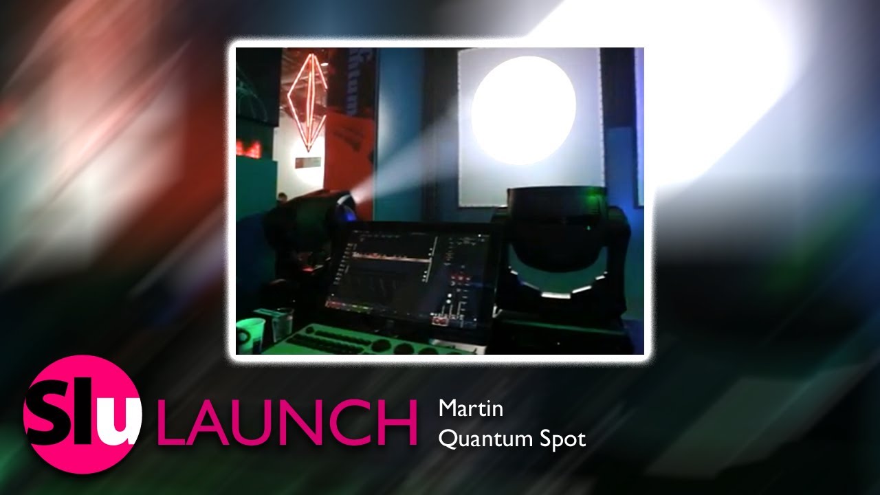 LAUNCH 2014 // Martin Quantum Spot, white leds and CMY - YouTube