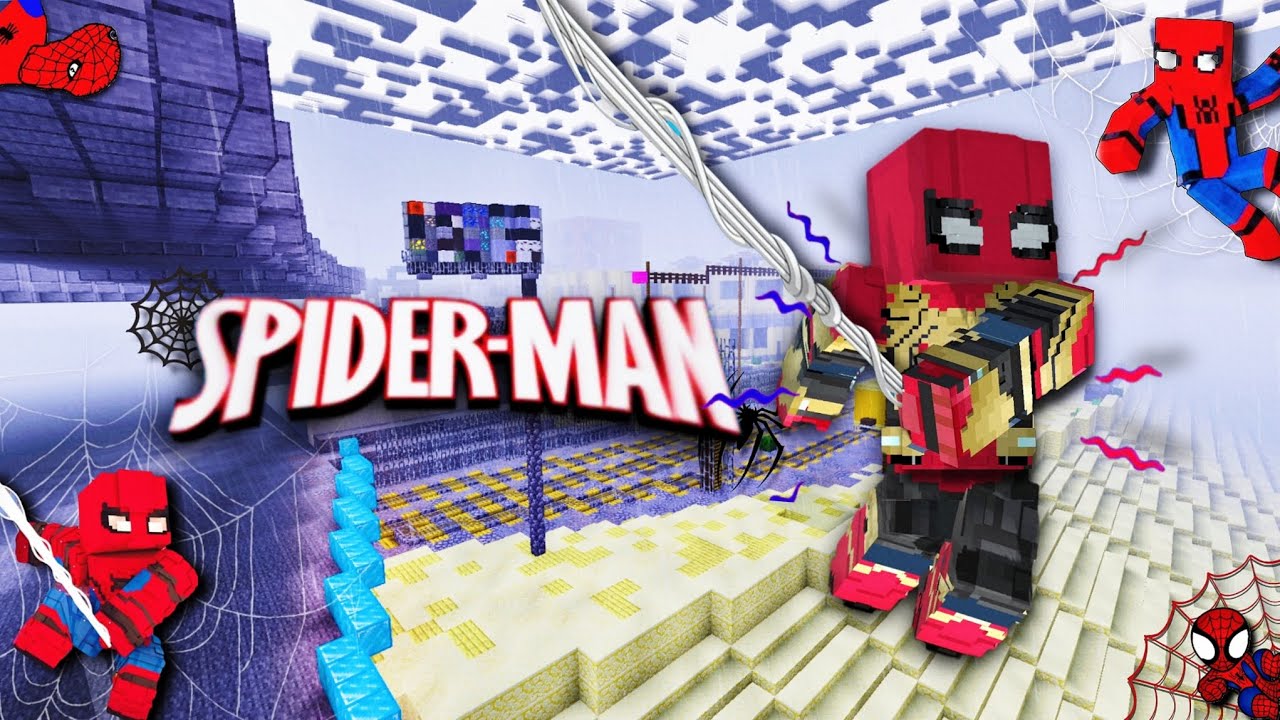 I Tested Spider-Man Mods in Minecraft PE - YouTube