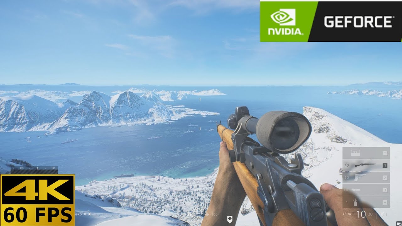 BATTLEFIELD 5 -: Mission :- DEATH FROM ABOVE FJELL 652 ( Story Mission ...