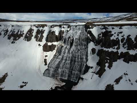 Most beautiful Waterfall  in the world 2022 4k video Snowy mountains #shorts