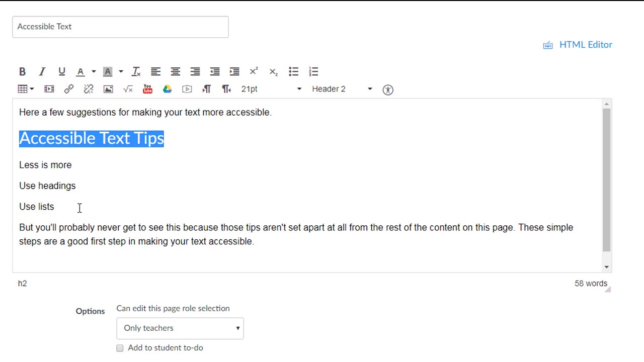 3 tips for creating accessible text - YouTube