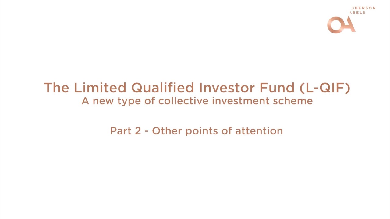 The Limited Qualified Investor Fund – Part 2 "Other Points of Attention ...