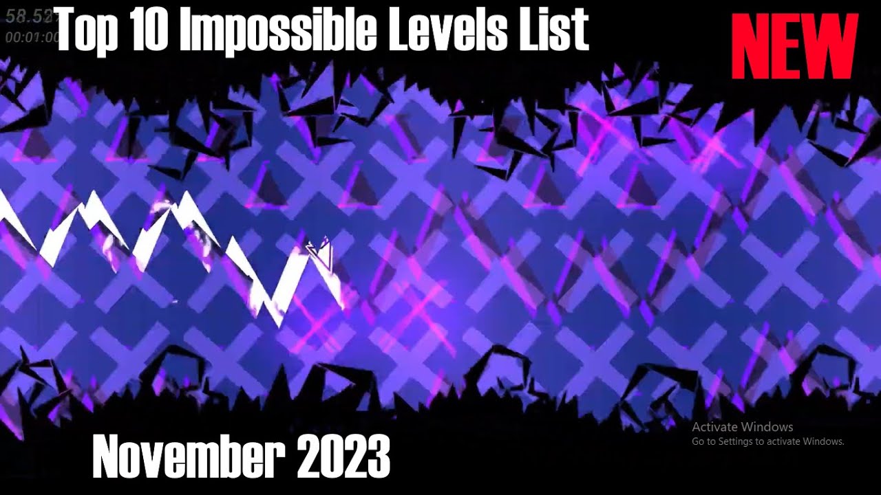 The Top 10 Hardest Impossible Levels in November 2023 - Geometry Dash ...
