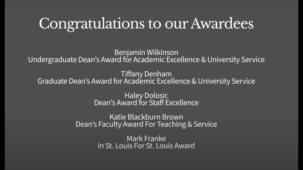 2024 CAPS Recognition Ceremony award recipients - YouTube