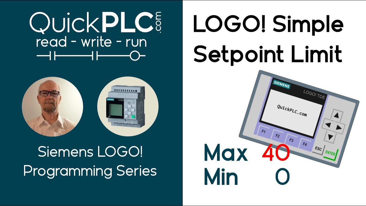 LOGO! Simple setpoint limit - YouTube