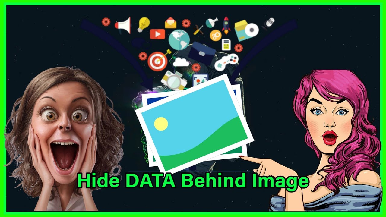 How To Hide DATA Behind The Image(Steganography) | TechNaaz | - YouTube