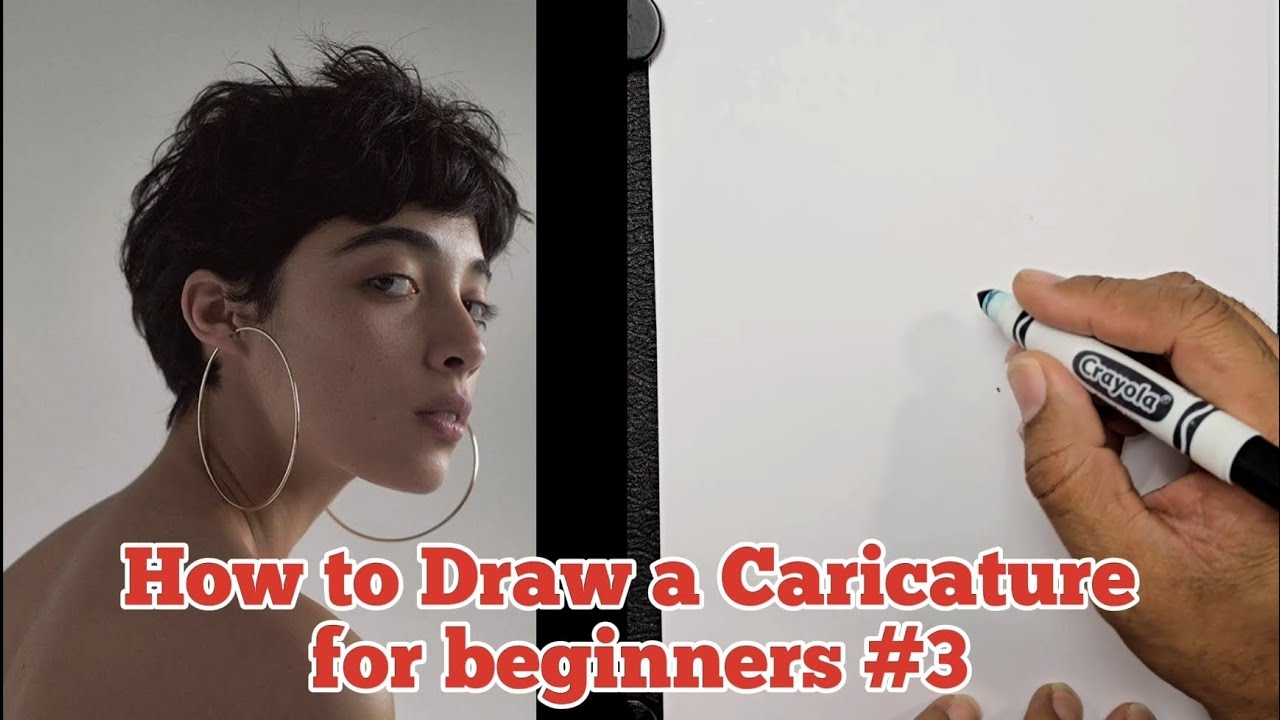 How to Draw a Caricature for Beginners #3 - YouTube