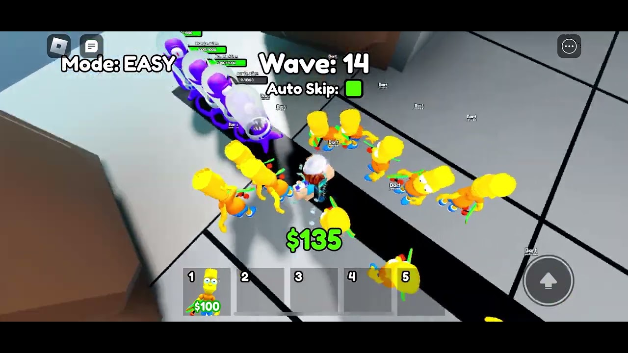 Playing simpsons tower defence - YouTube