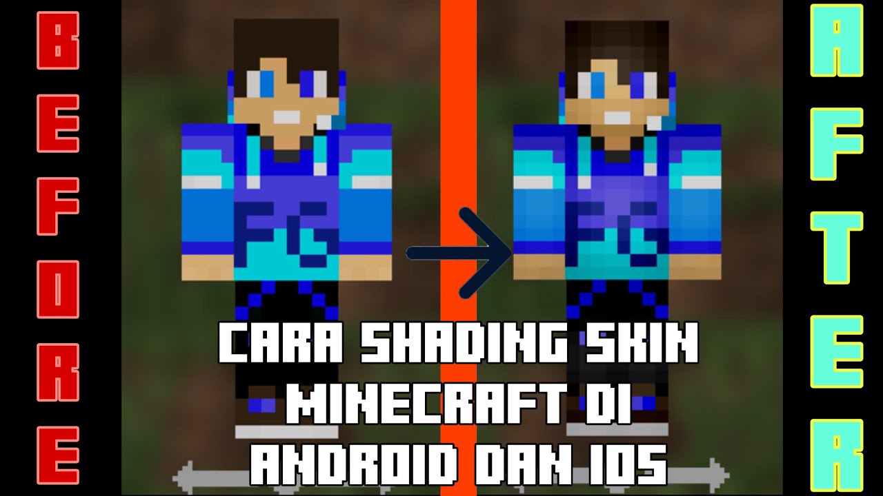 CARA SHADING SKIN MINECRAFT DI ANDROID/iOS - YouTube
