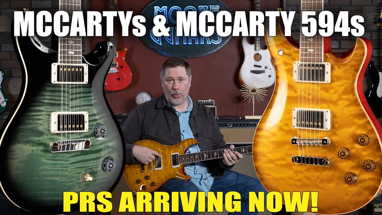 PRS McCartys & McCarty 594s are here! (With More Coming!) - YouTube