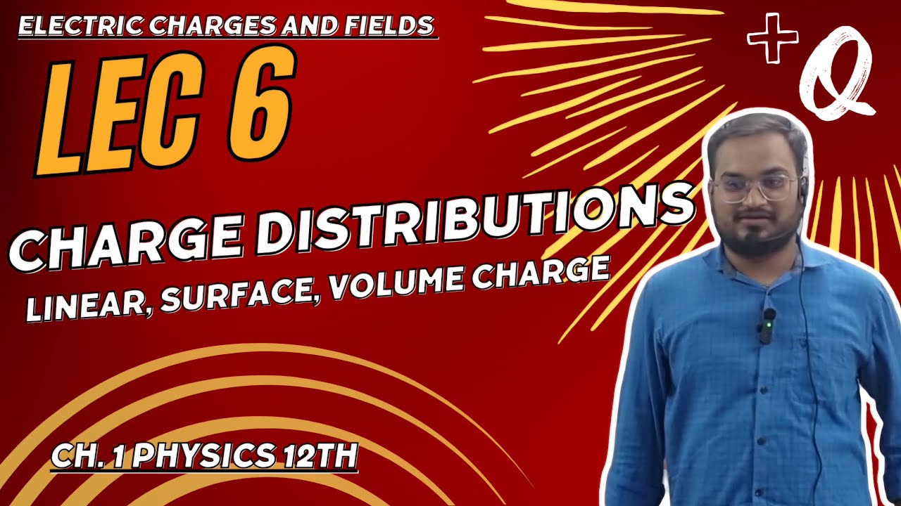 L-6 | E due to various charge distributions | chap 1 electric charge ...