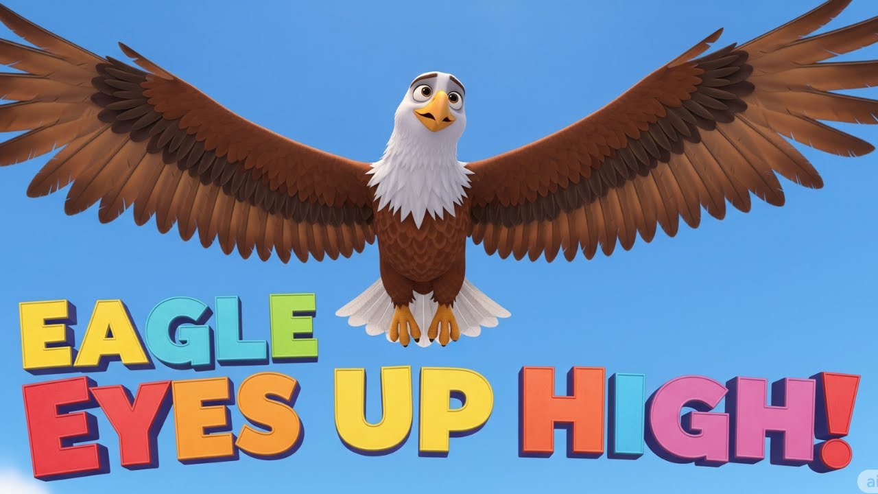 Eagle Eyes Up High! 🦅 Fun Kids Song for Toddlers | Animated Animal ...