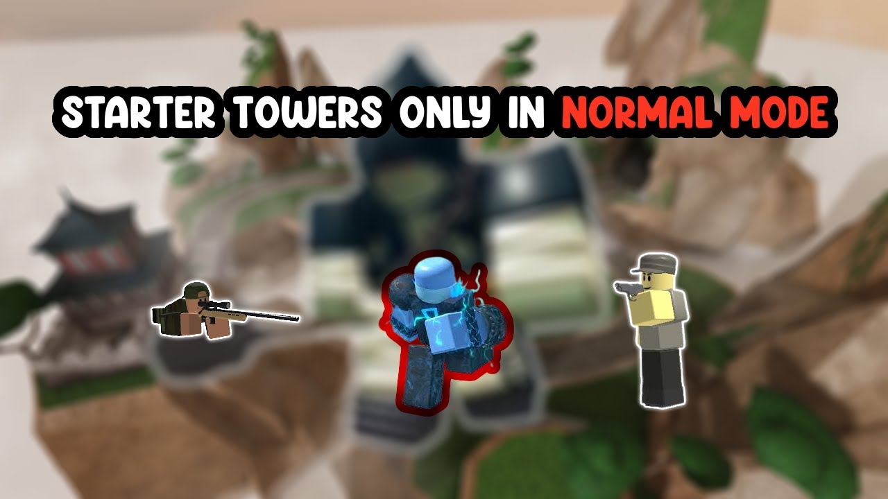 Normal Mode with beginner towers in TDS - YouTube