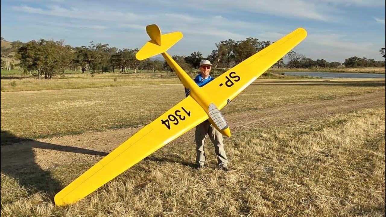 1/3 scale Rc sailplane Orlik III - YouTube