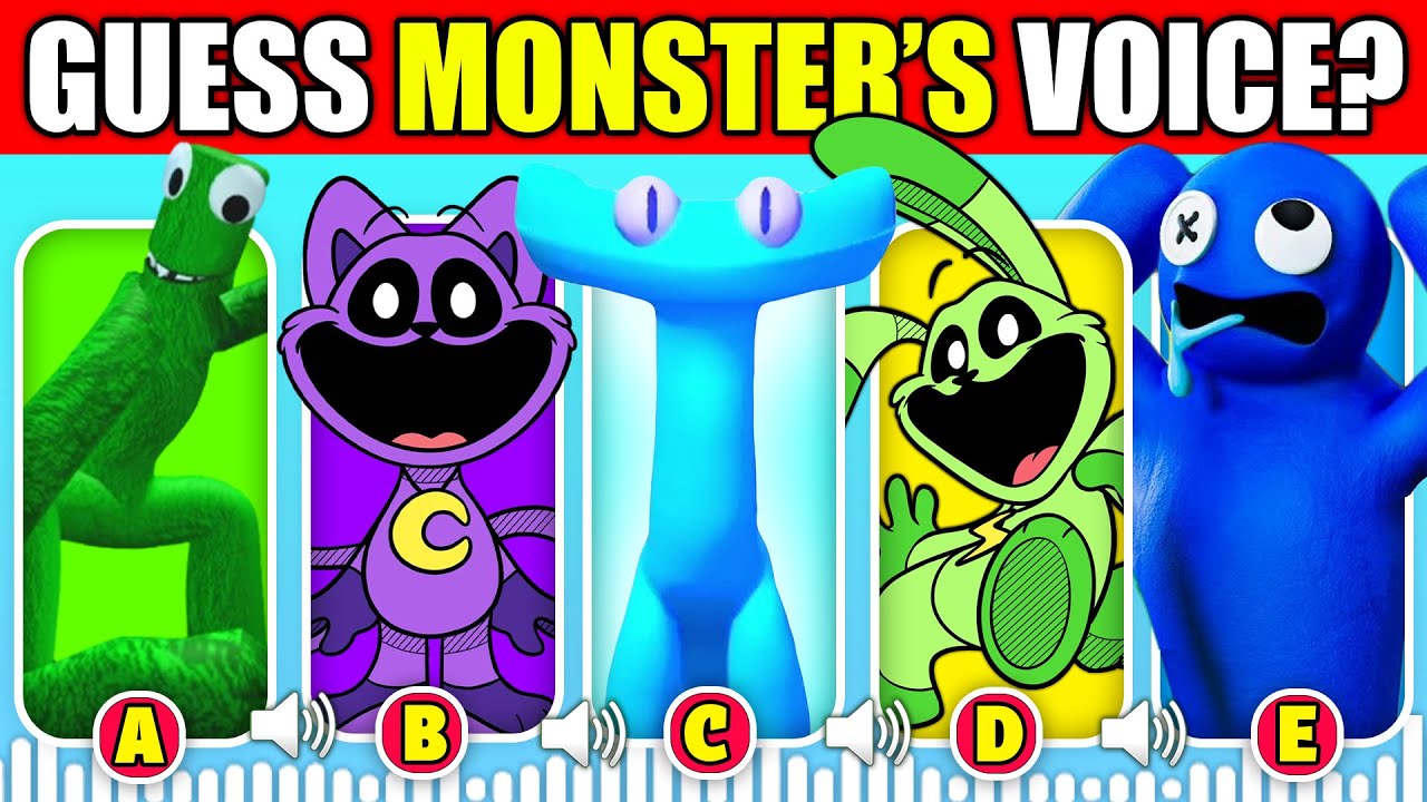 IMPOSSIBLE Guess the Monster's Voice Rainbow Friends Chapter 2 + The ...