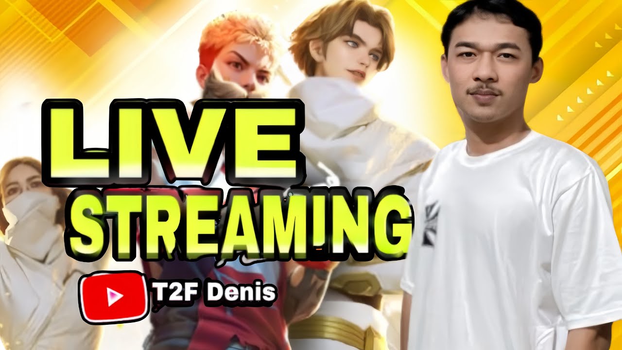 T2F DENIS LIVE NOW STREAM FREEFIRE MABAR TEAM CODE shorts video game ff ...