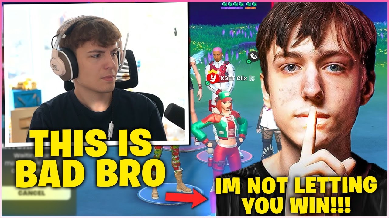 CLIX Challenges PETERBOT Trio to 3v3 Wager & Is Shocked After He Did ...