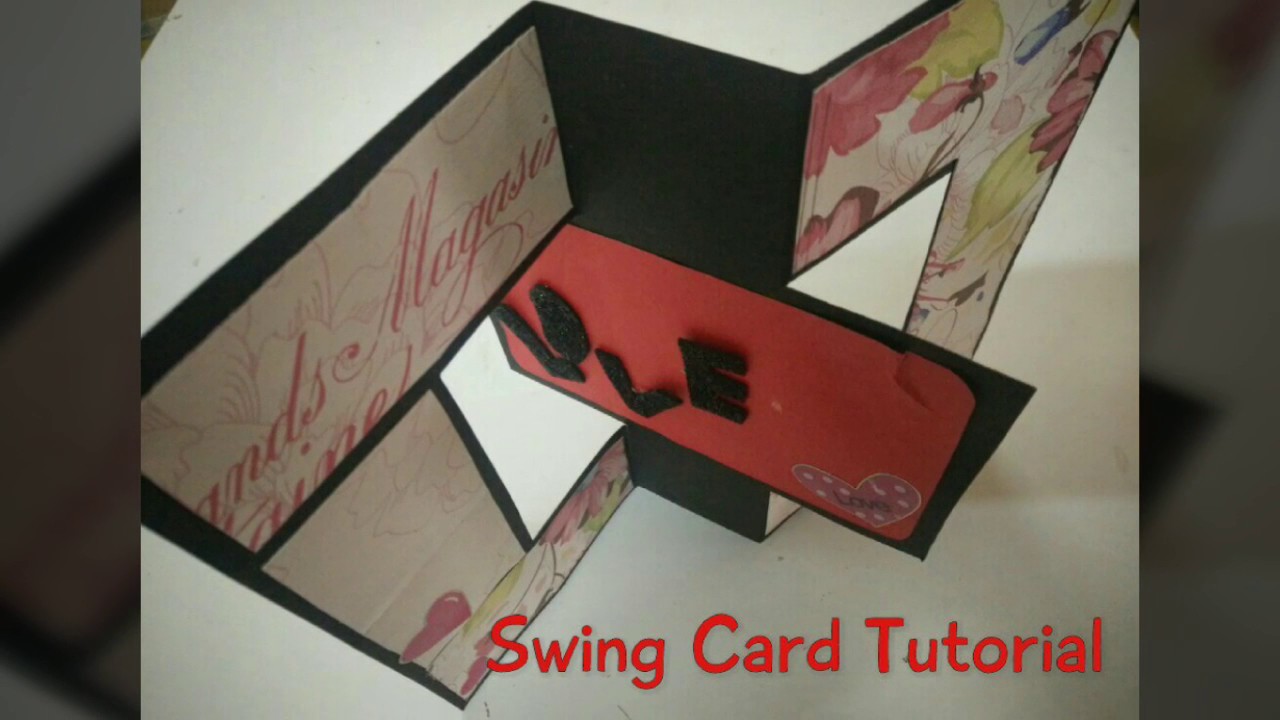 Valentine's Day Swing Card Tutorial | How To | CraftLas - YouTube