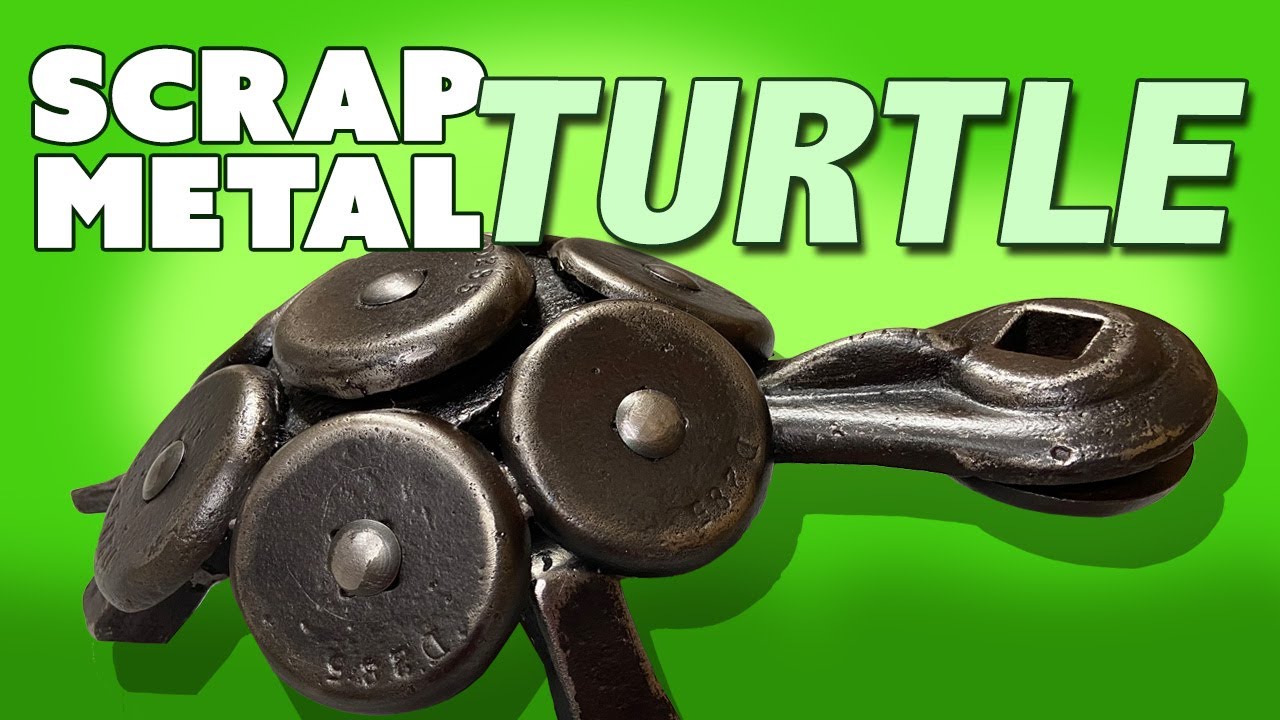 Scrap Metal Turtle Sculpture - YouTube