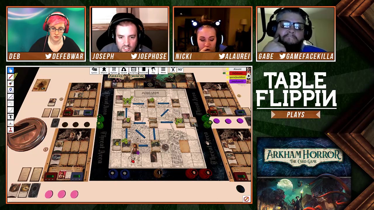 Arkham Horror: Living Card Game -- Season 2, Ep 11, Part 2 -- Table ...
