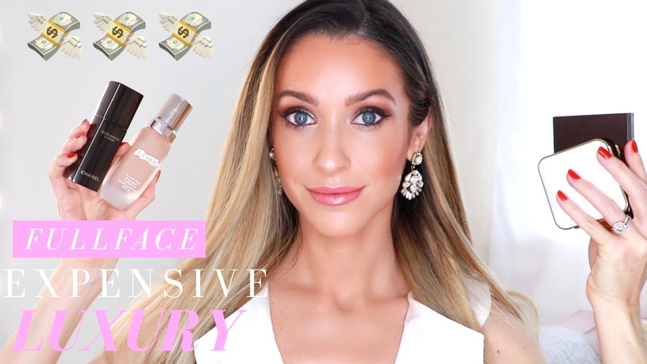 FULL FACE OF MY MOST EXPENSIVE LUXURY MAKEUP! $$$ | Collab with Morgan ...