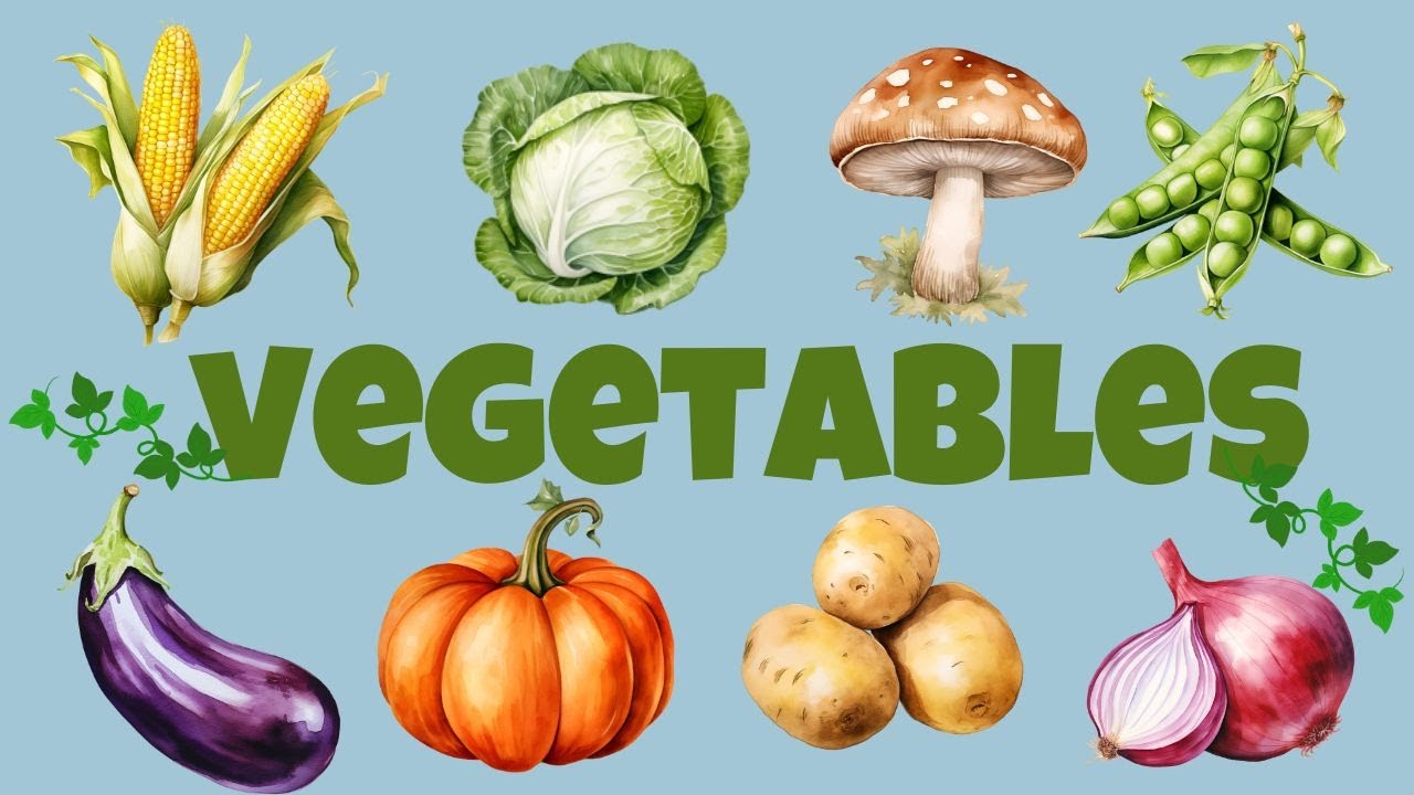 Learn names of Vegetables | Names of Vegetables in English | Kids ...