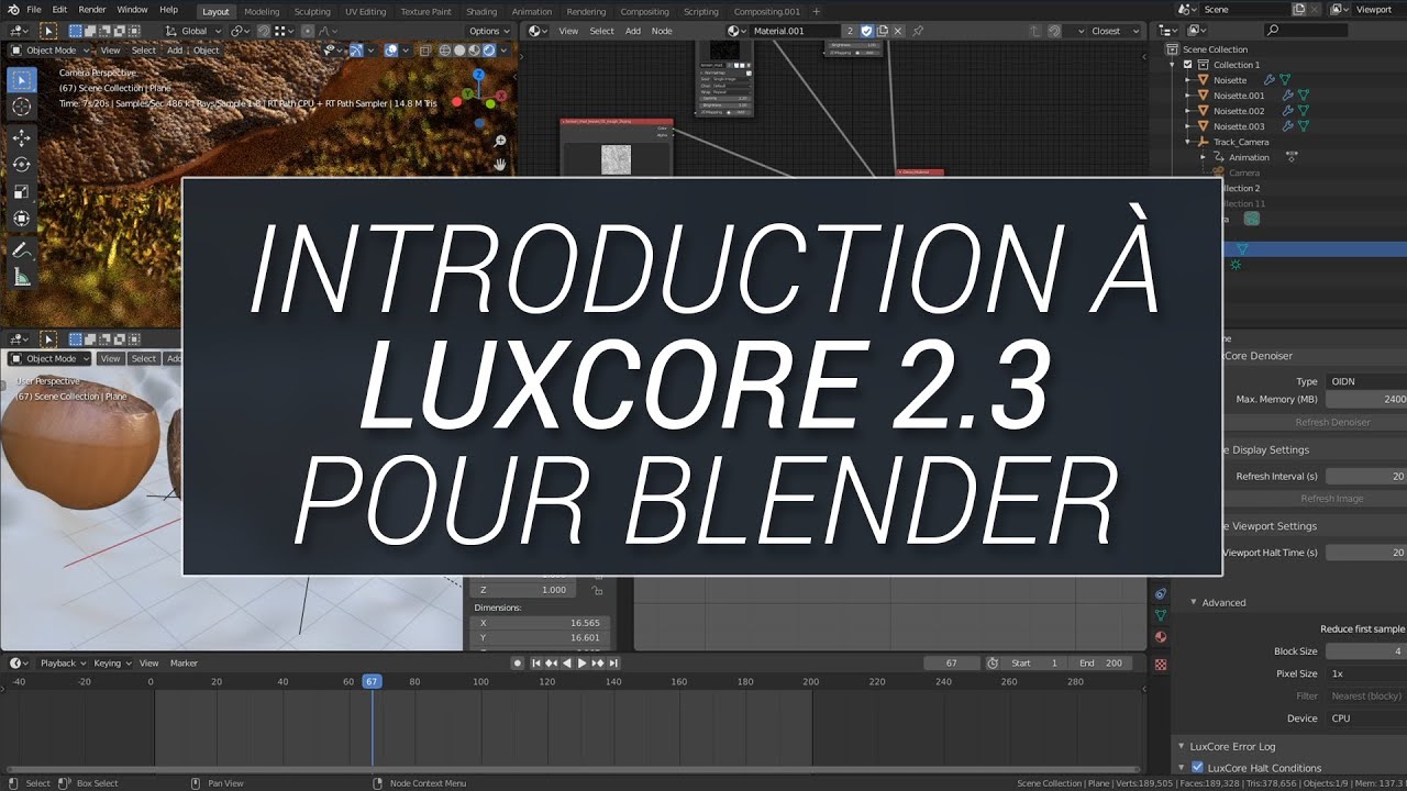 Introduction à LuxCore 2.3 pour Blender (Français) - YouTube