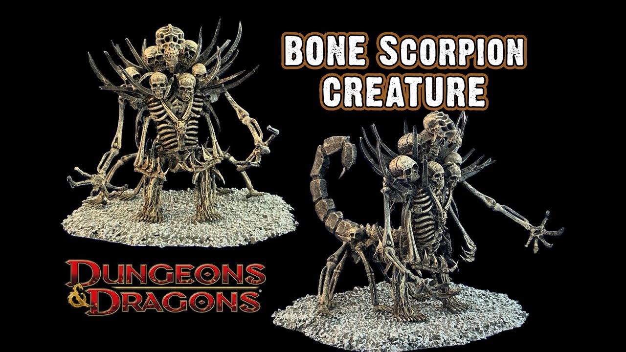 Bone Scorpion Creature for Dungeons & Dragons - YouTube
