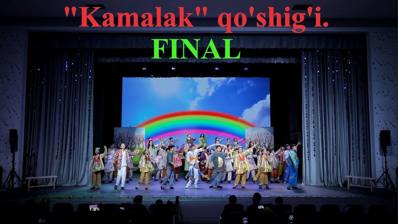 "Kamalak" qo'shig'i. "Qo'limdagi Kamalak" spektaklidan. "Tomosha ...