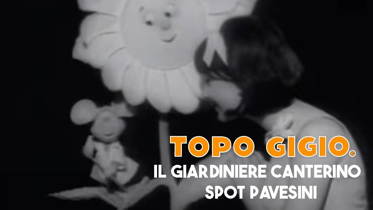 Topo Gigio © Il Giardiniere Canterino - Spot Pavesini - YouTube