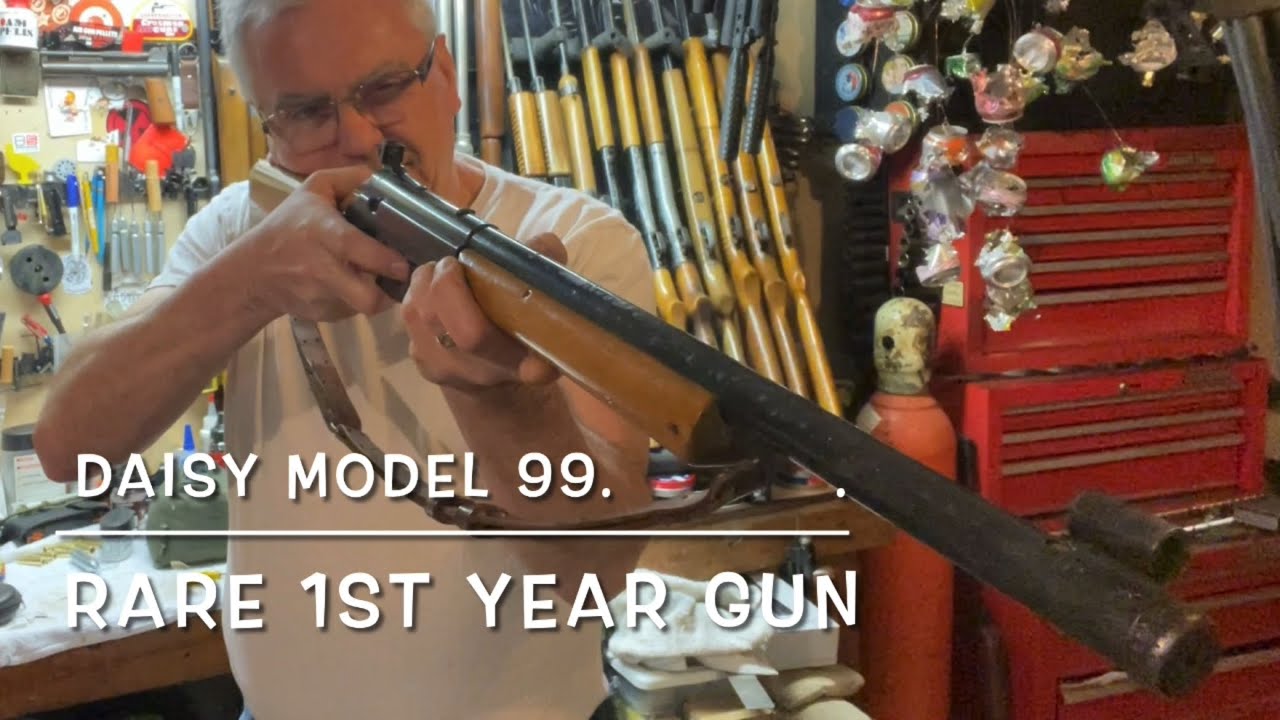 Super rare first year production Daisy model 99 BB target rifle bottle ...