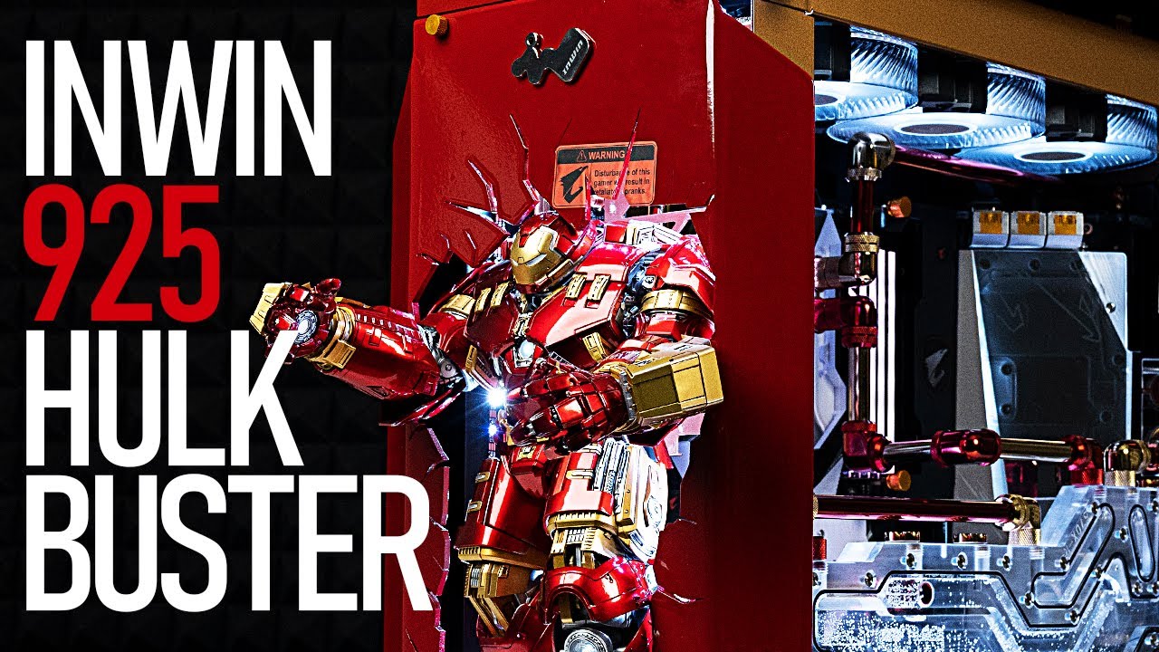INWIN 925 HULKBUSTER THEME PC Build - YouTube