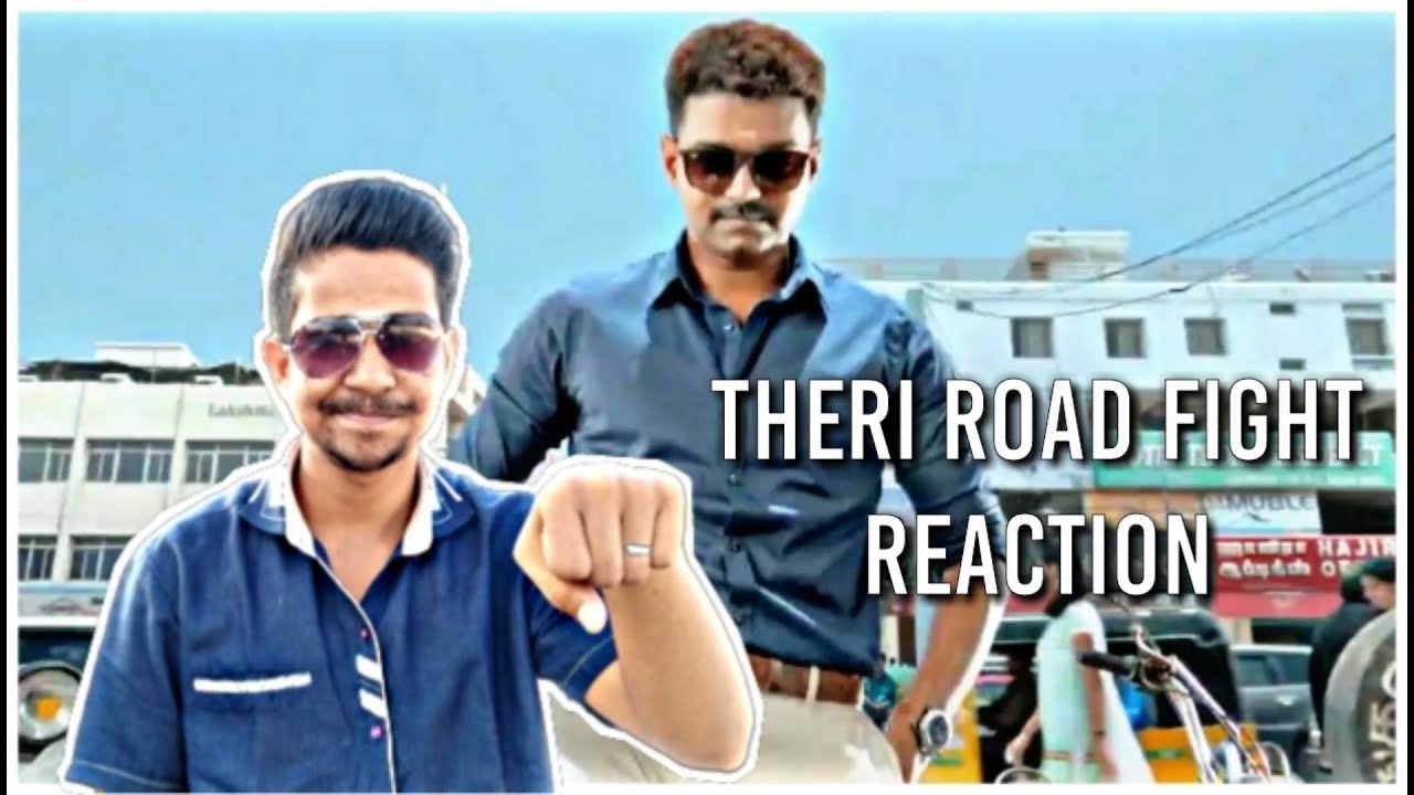 Theri - Road Fight Scene | Reaction & Review | 2K | Thalapath Vijay ...
