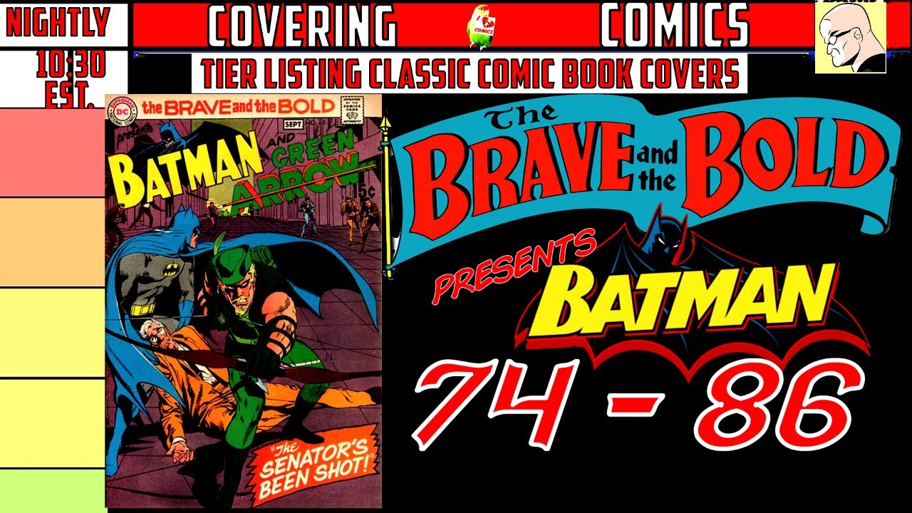 12 Awesome Neal Adams Brave & The Bold Comic Covers Ranked - Tier List ...